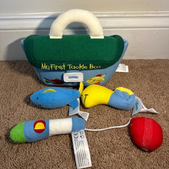 Gund | Toys | Gund Baby My First Tackle Box Soft Toy Box Fishing Reel ...